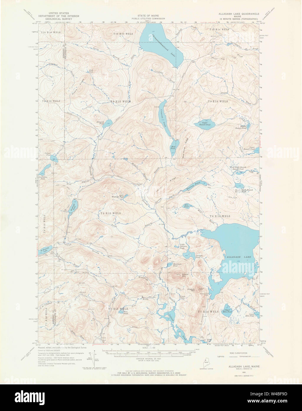 Map Of Allagash High Resolution Stock Photography and Images - Alamy