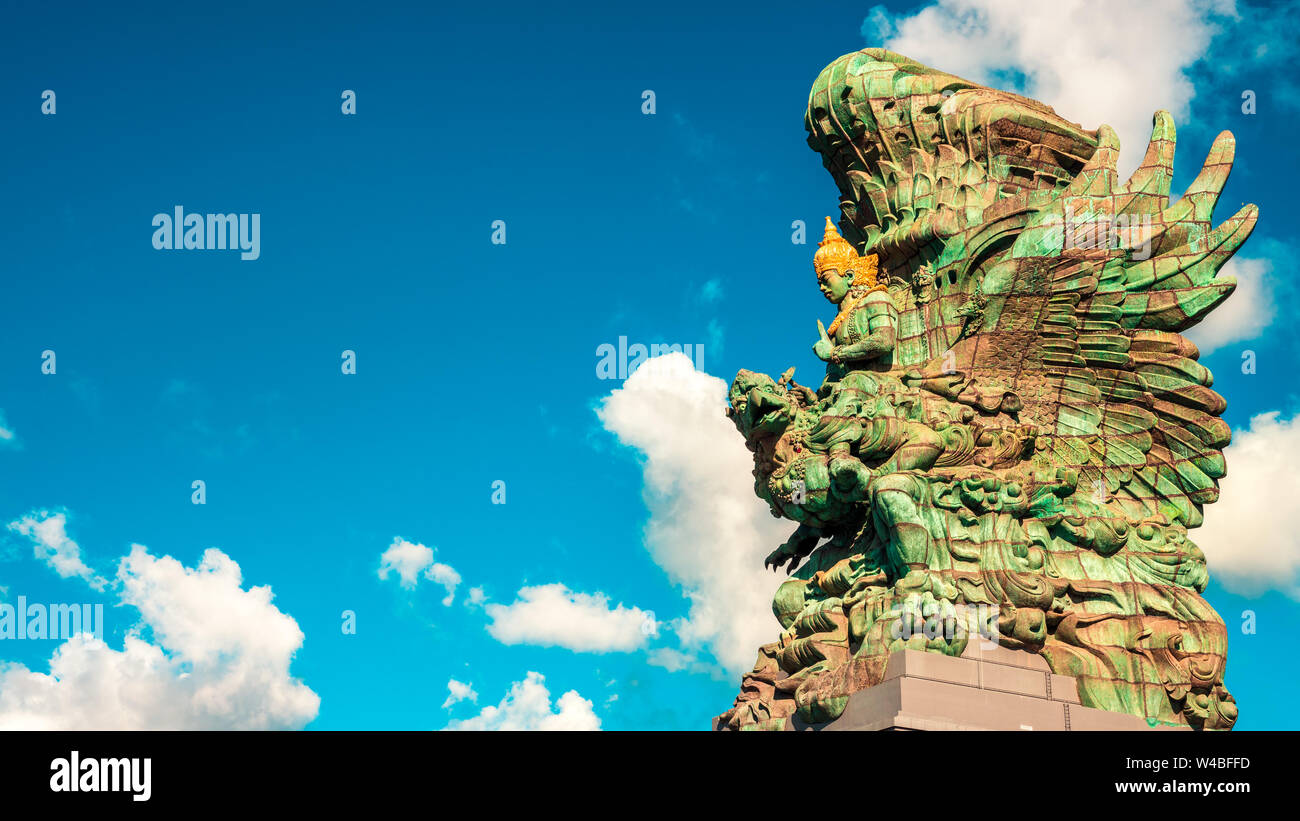 Landscape picture of tallest Garuda Wisnu Kencana GWK statue as Bali ...