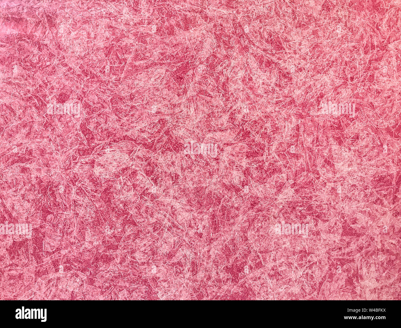 Texture of light red wallpaper with a stripped pattern. Pink paper ...