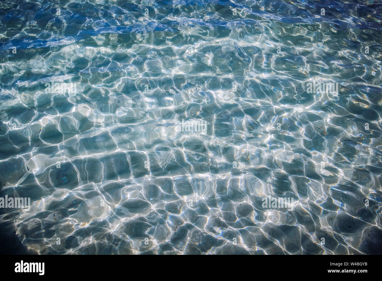 The surface of azure water as a background Stock Photo - Alamy