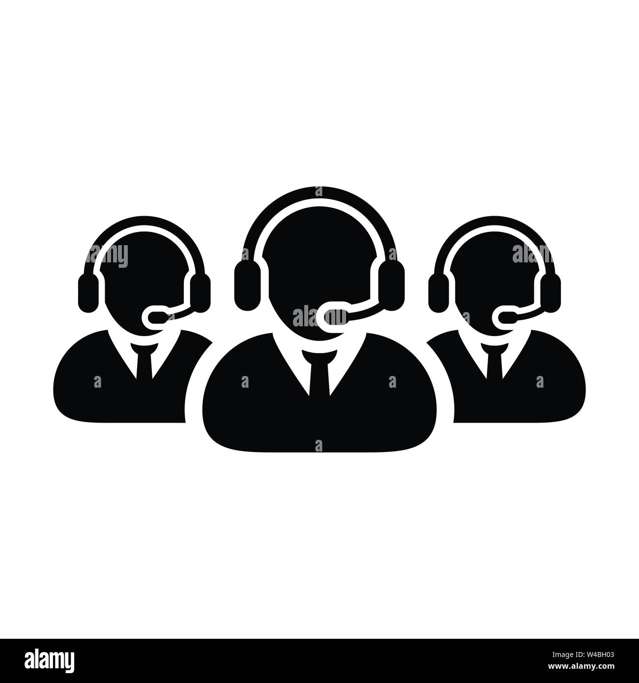 Support icon vector male business customer care service person profile ...