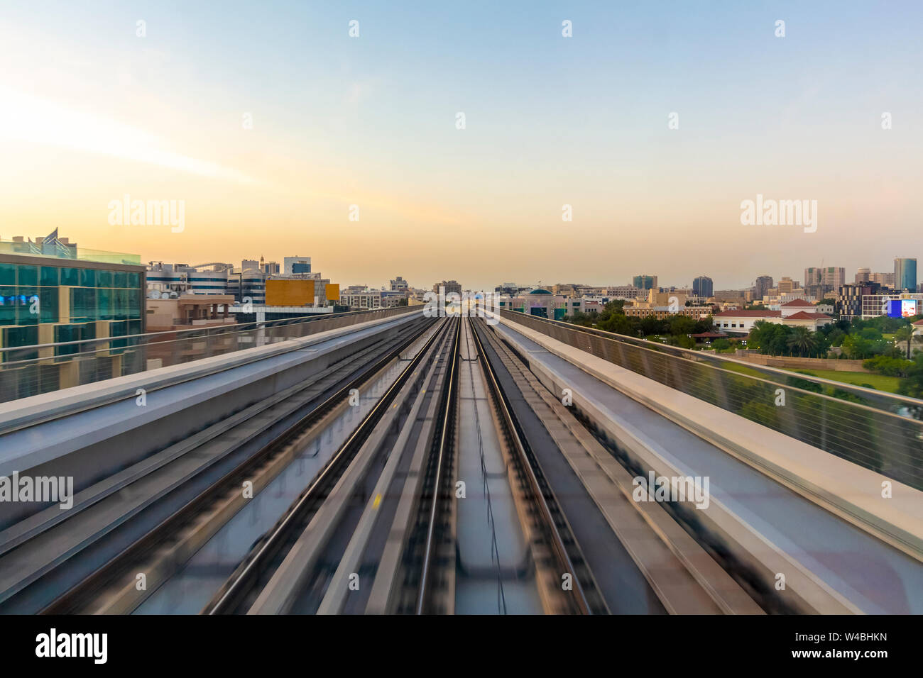 View from window in the moving train hi-res stock photography and ...