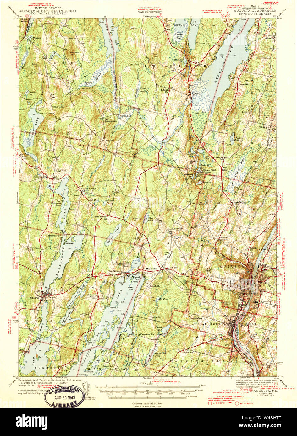 Maine Zip Codes Augusta