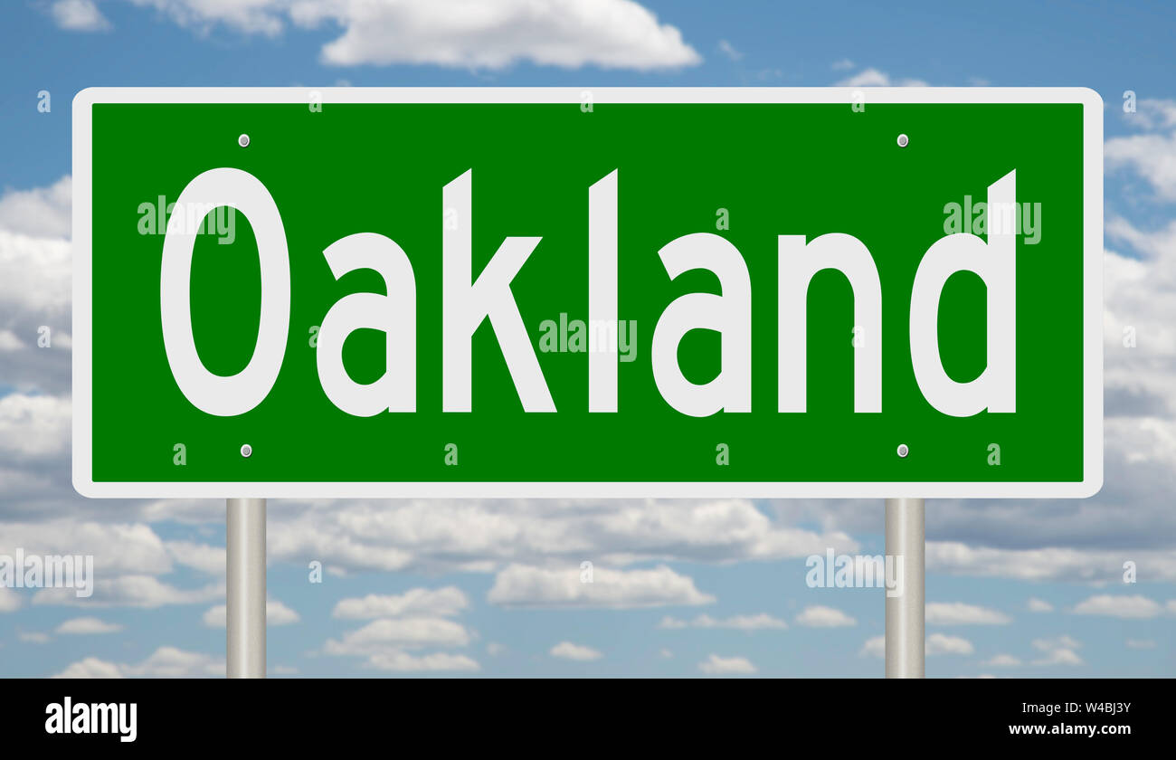 Oakland green road hi-res stock photography and images - Alamy