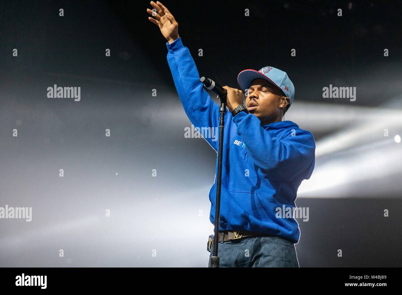 July 21, 2019 - Chicago, Illinois, U.S - Rapper TAYLOR BENNETT during ...
