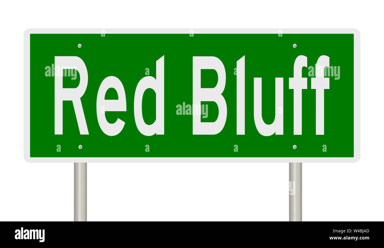 Red bluff drive sign hi-res stock photography and images - Alamy