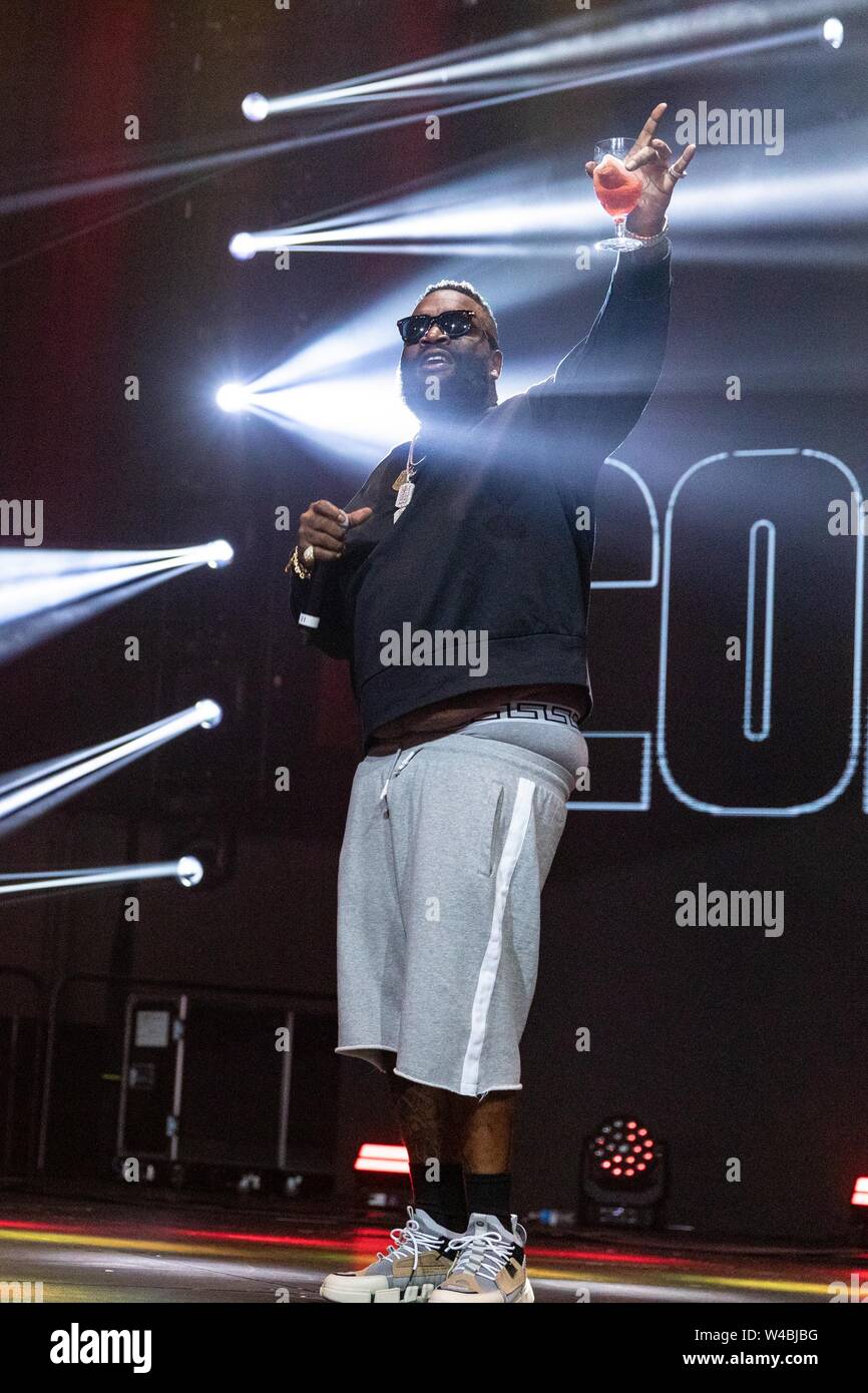 July 21, 2019 - Chicago, Illinois, U.S - RICK ROSS (WILLIAM LEONARD ROBERTS II) during ...