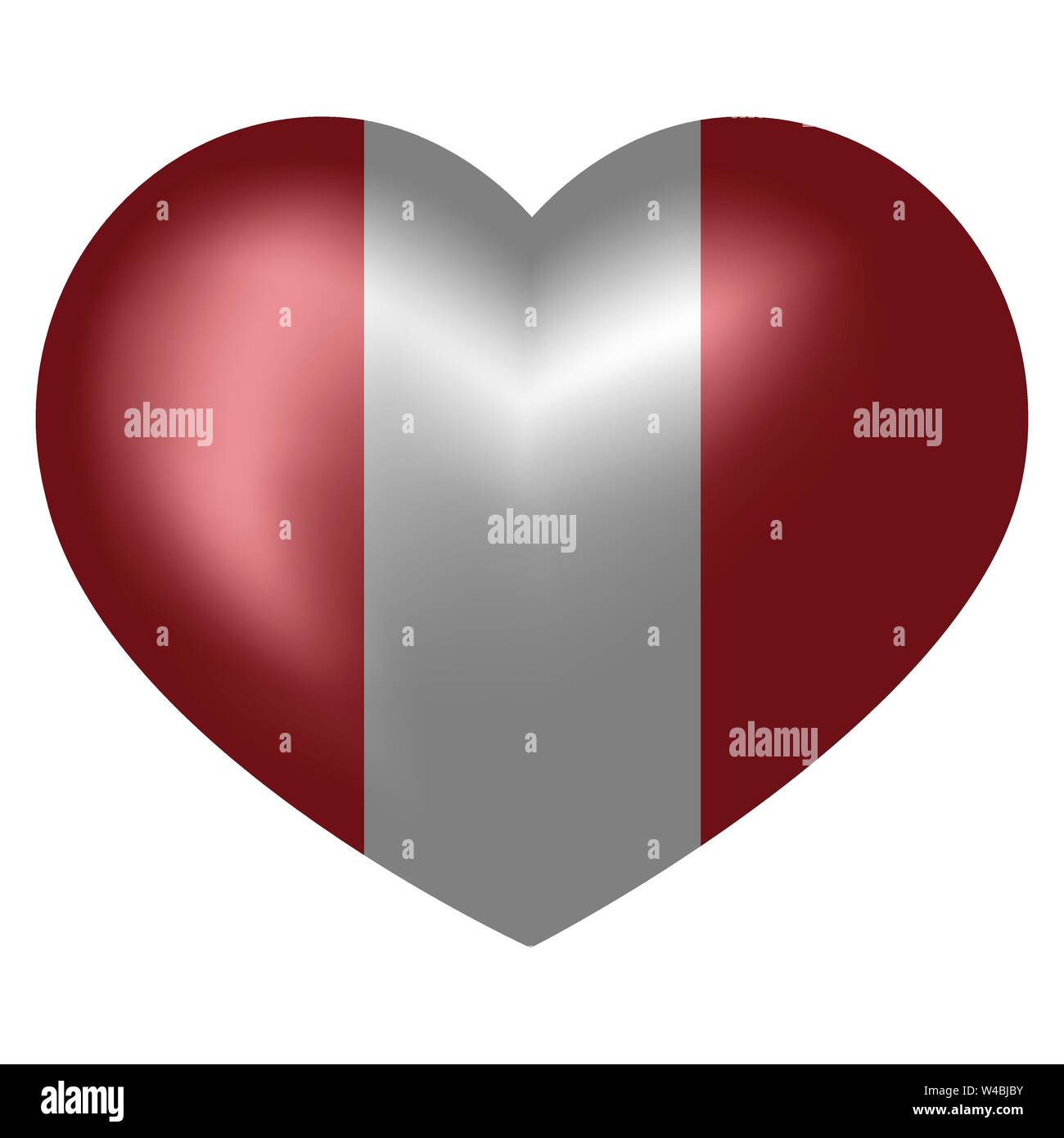Love peru heart flag icon Stock Vector Images - Alamy