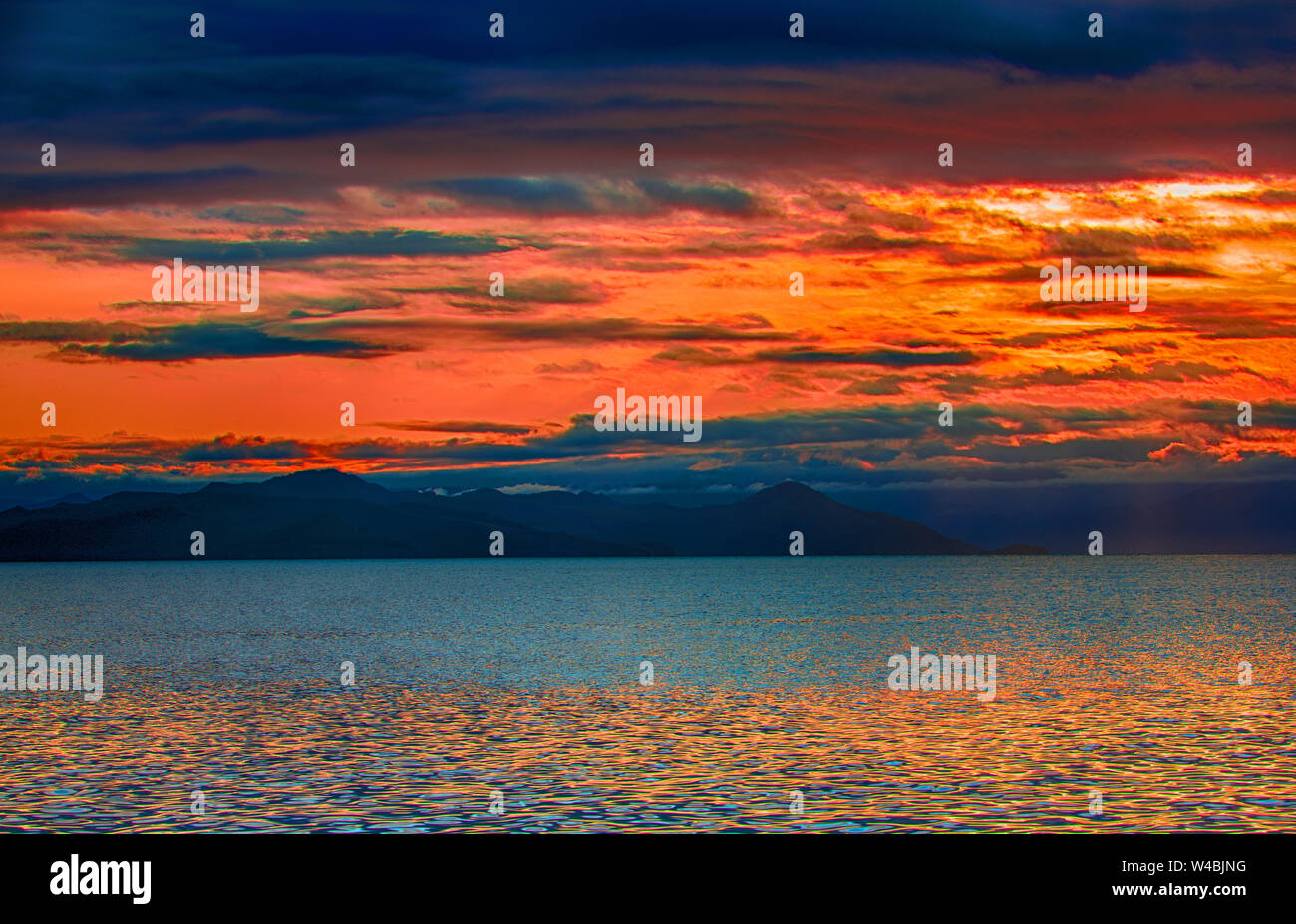 Sunrise over bay rain hi-res stock photography and images - Alamy