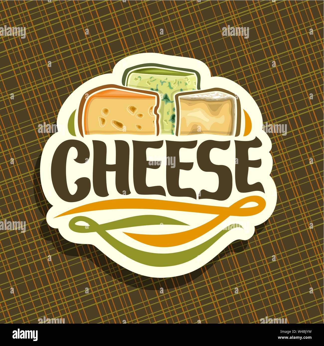 Vector logo for Cheese Stock Vector Image & Art - Alamy