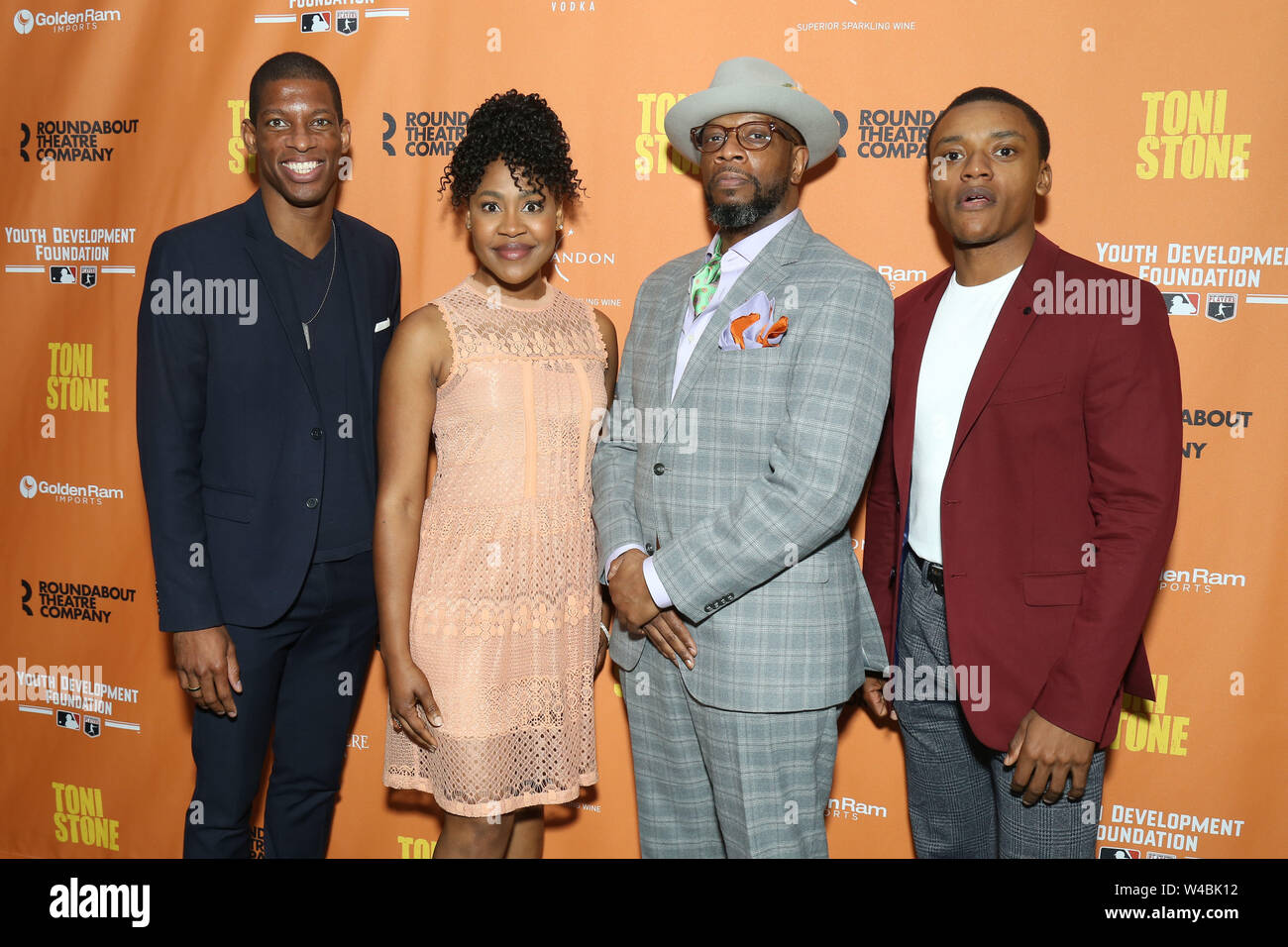 Opening night party for the play Toni Stone at the Laura Pels Theatre ...