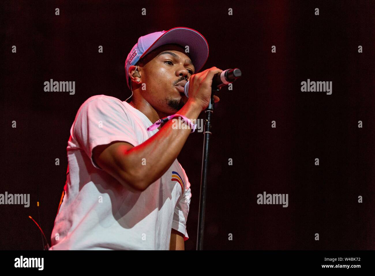 July 21, 2019 - Chicago, Illinois, U.S - Rapper TAYLOR BENNETT during ...