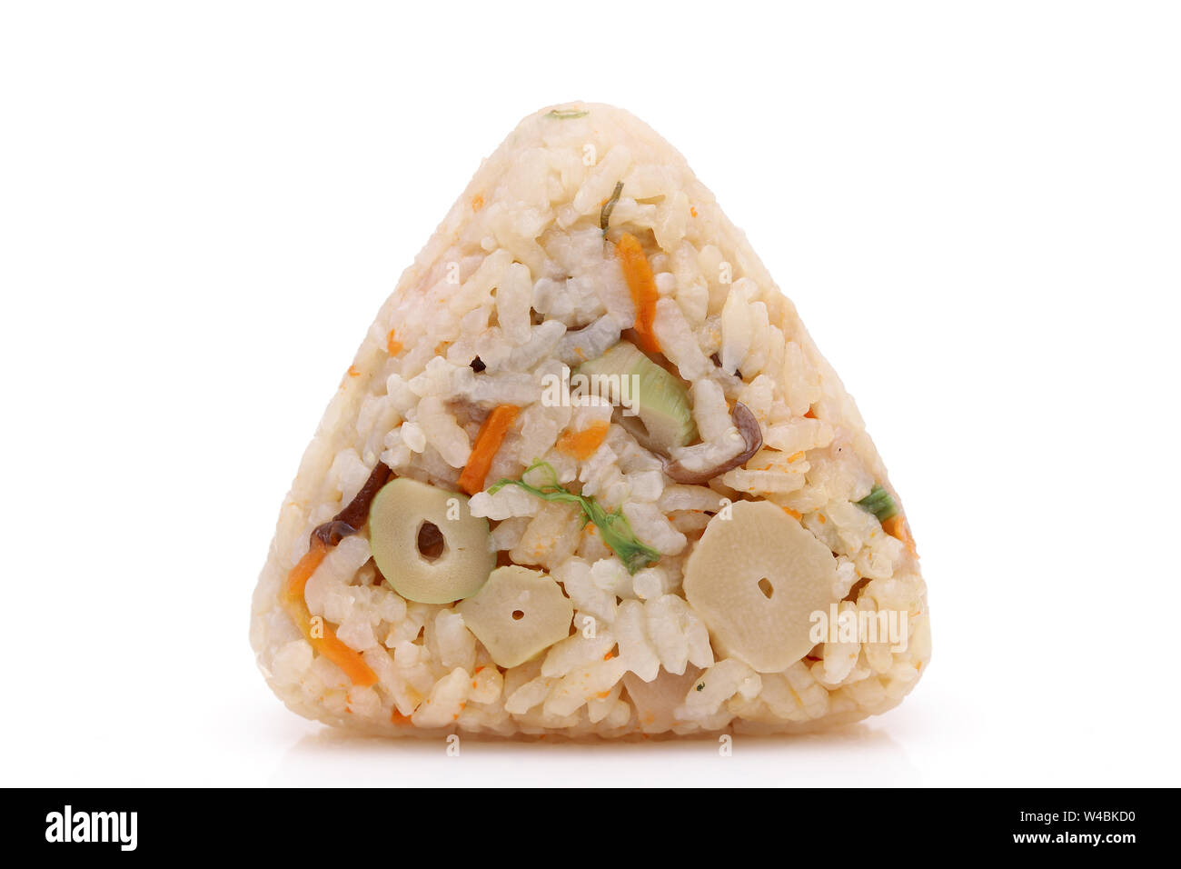 Onigiri, Japanese food, Japanese rice ball, rice triangle with Takikomi ...