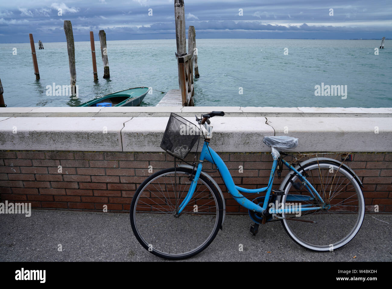 Still life by bike at the sea Stock Photo - Alamy