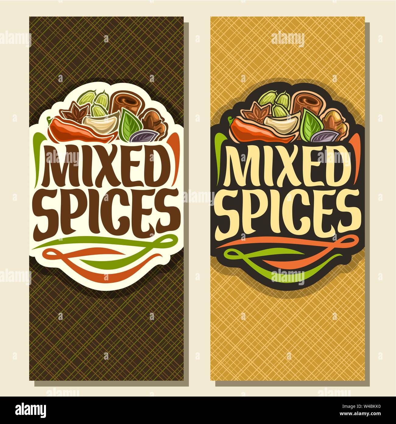 Vector vertical banners for Spices Stock Vector Image & Art - Alamy