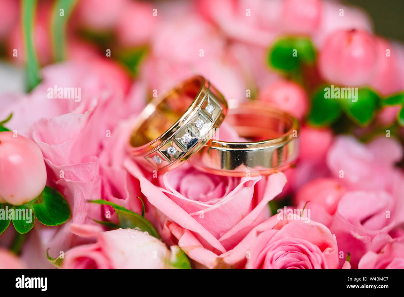 Wedding Rings as a symbol of love and loyalty Stock Photo - Alamy