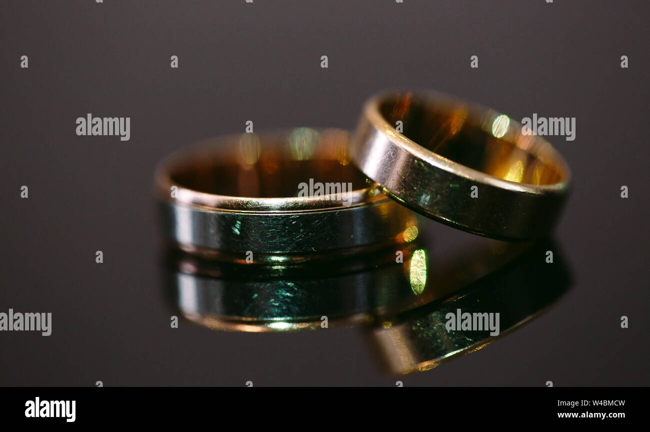 Wedding Rings as a symbol of love and loyalty Stock Photo - Alamy