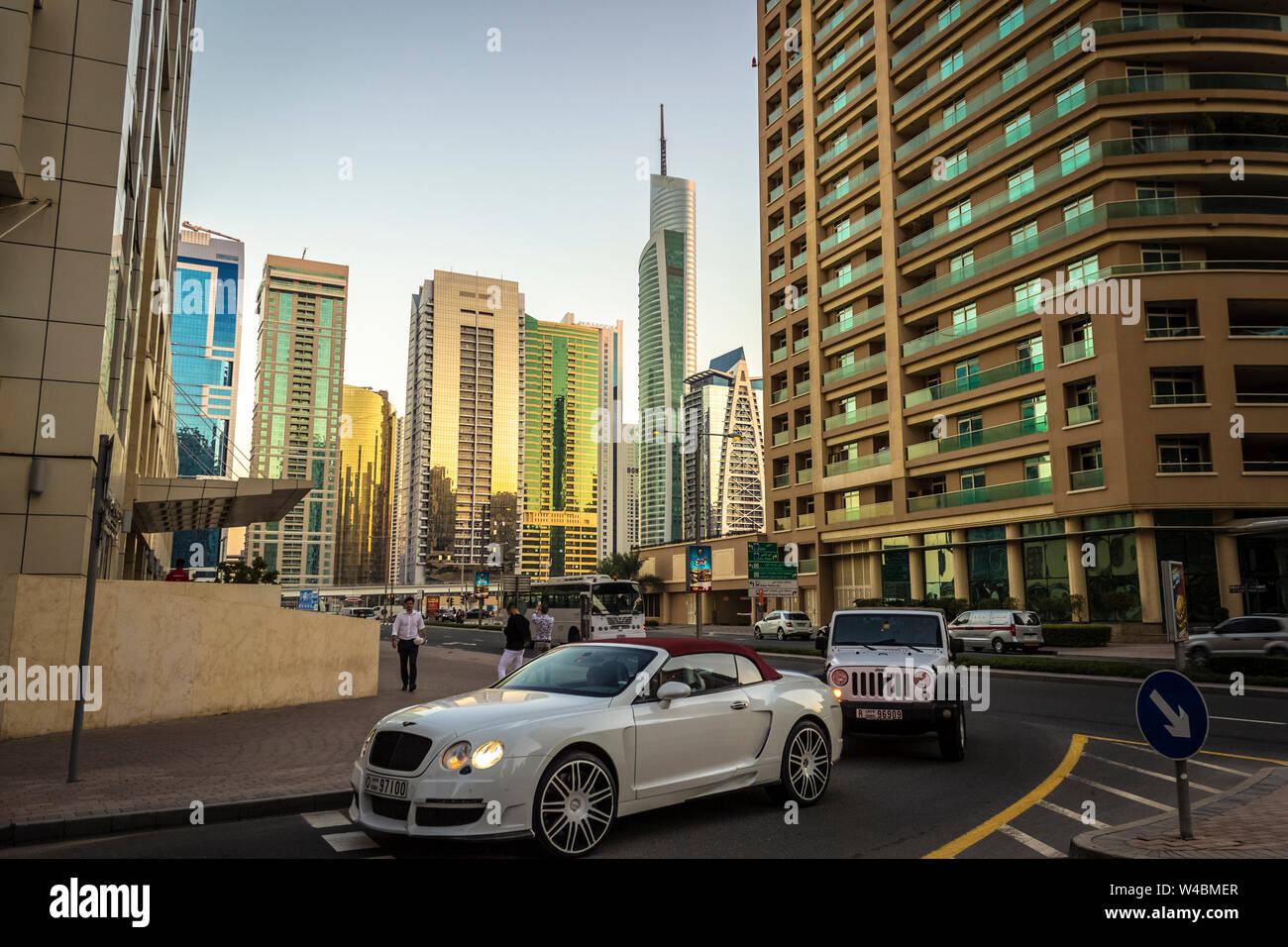 Dubai streets hi-res stock photography and images - Alamy