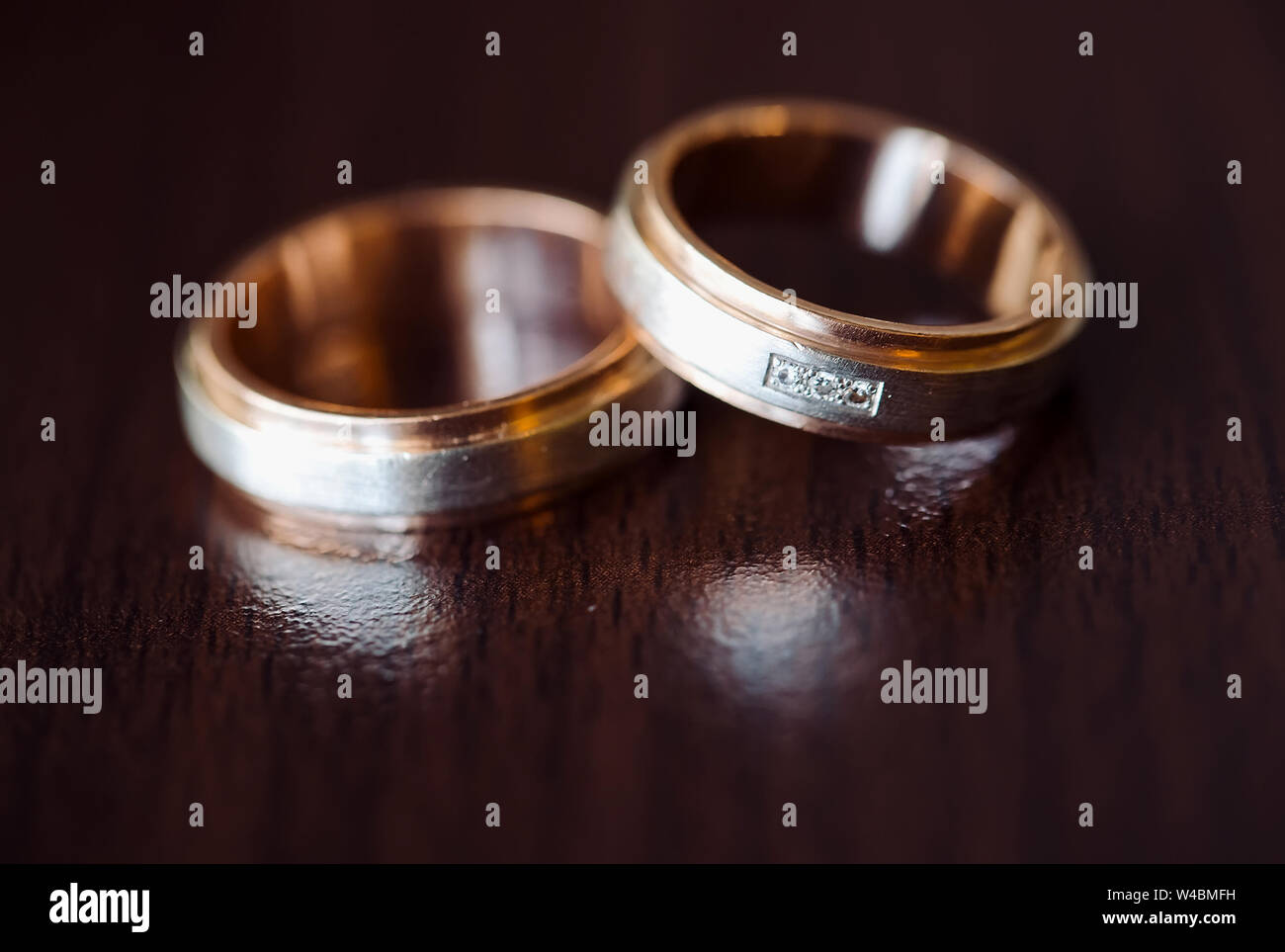 Wedding Rings as a symbol of love and loyalty Stock Photo - Alamy