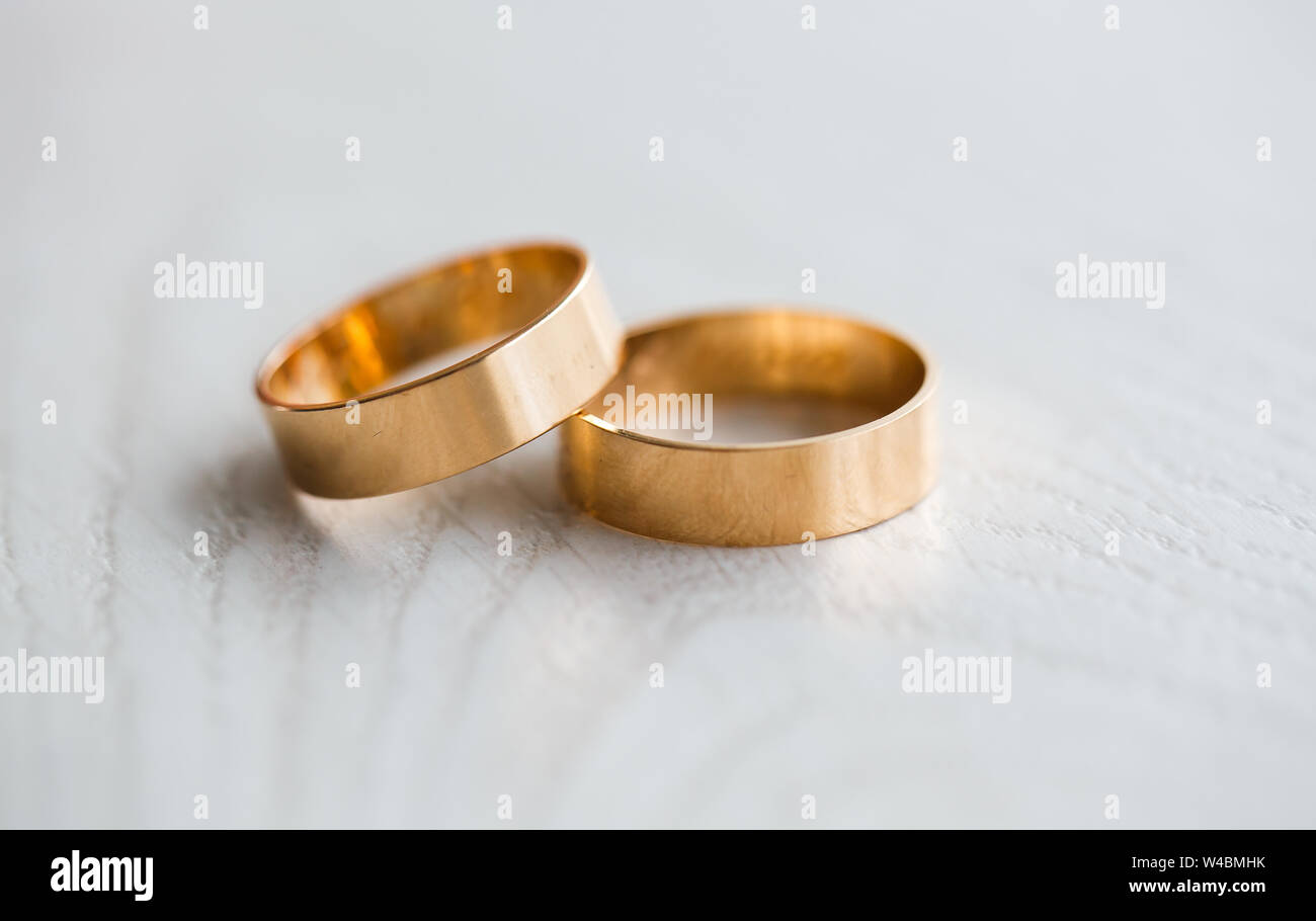 Wedding Rings as a symbol of love and loyalty Stock Photo - Alamy
