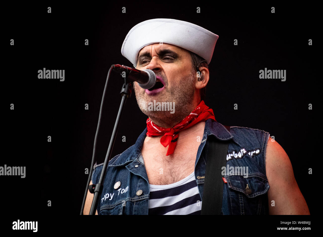 Trondheim, Norway - June 29th, 2019. The Norwegian punk rock band ...