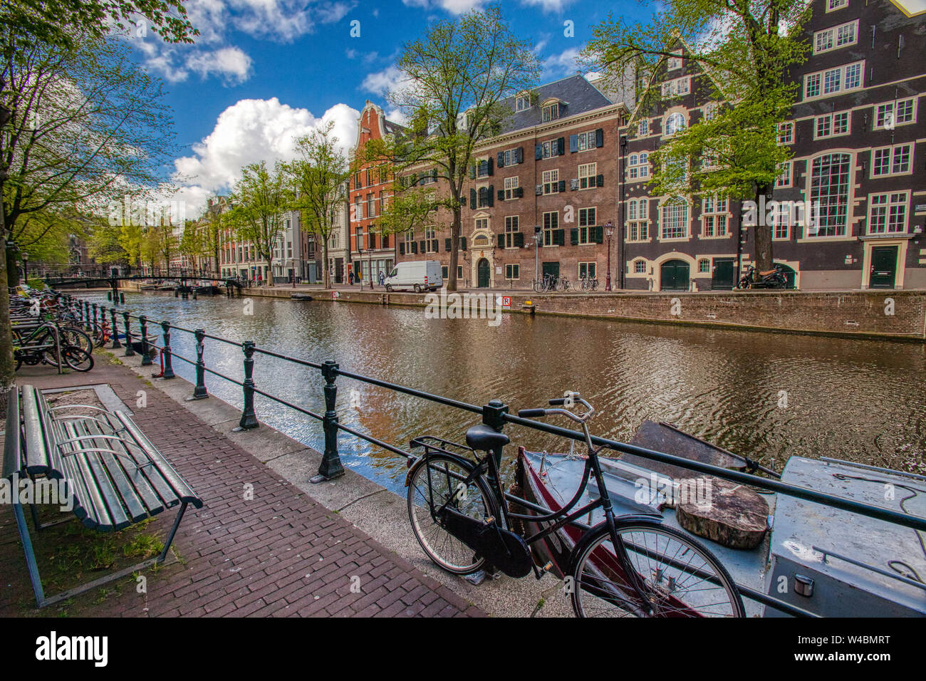 Canals in Amsterdam Stock Photo - Alamy