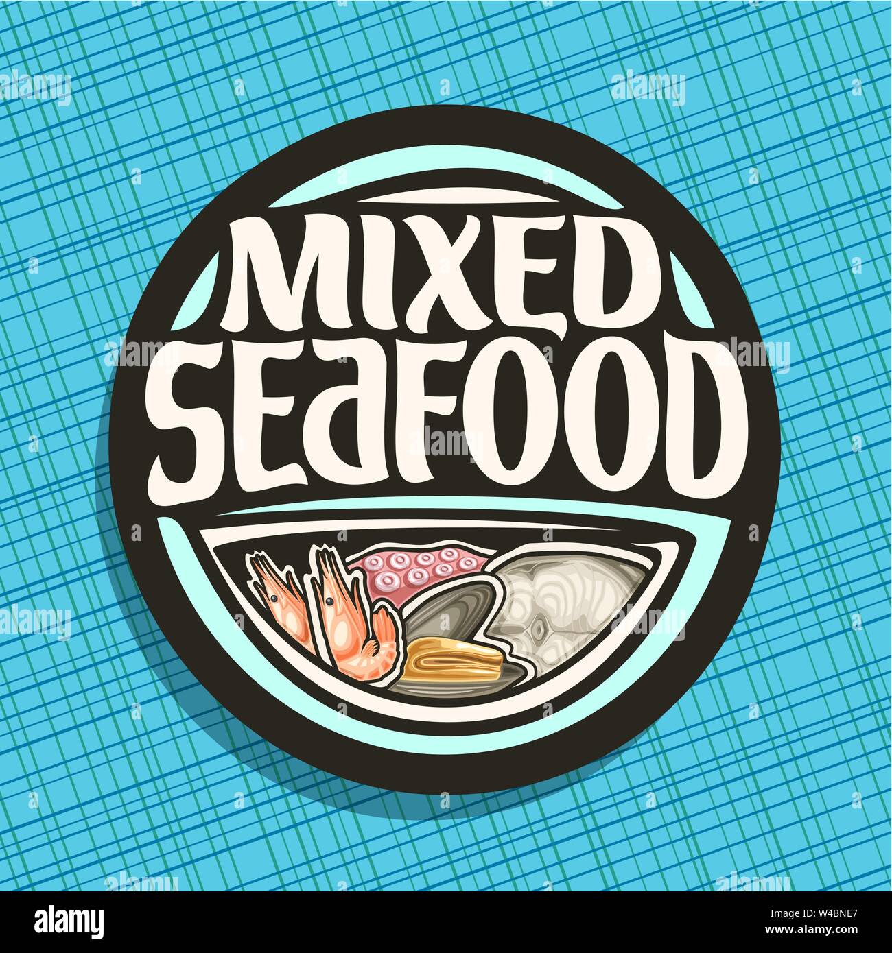 Vector logo for Seafood Stock Vector Image & Art - Alamy