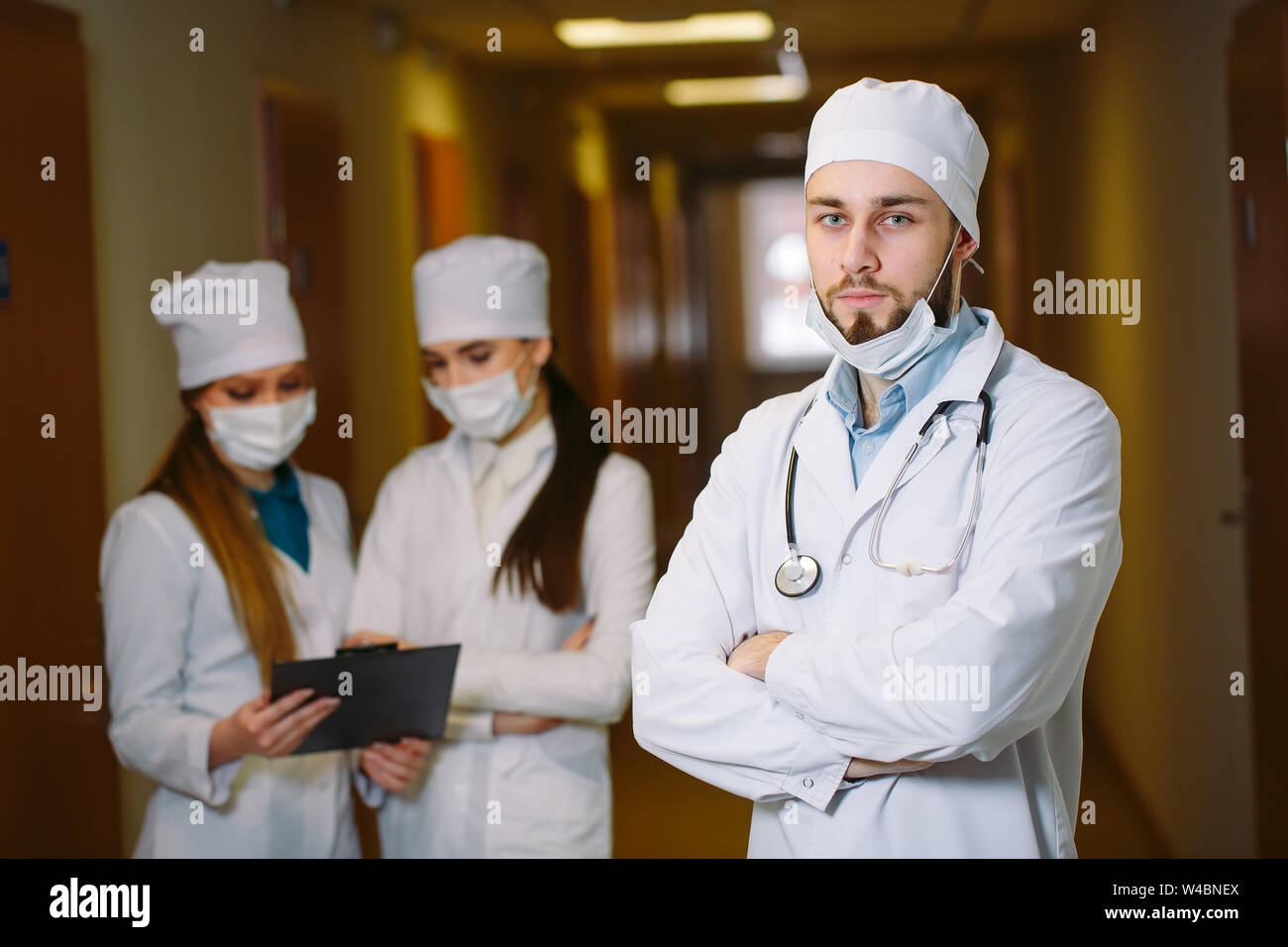 Confident corridor hi-res stock photography and images - Alamy
