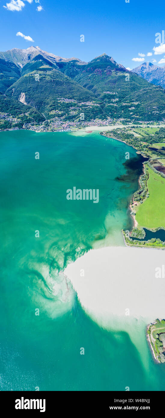 Italian lake como vertical hi-res stock photography and images - Alamy