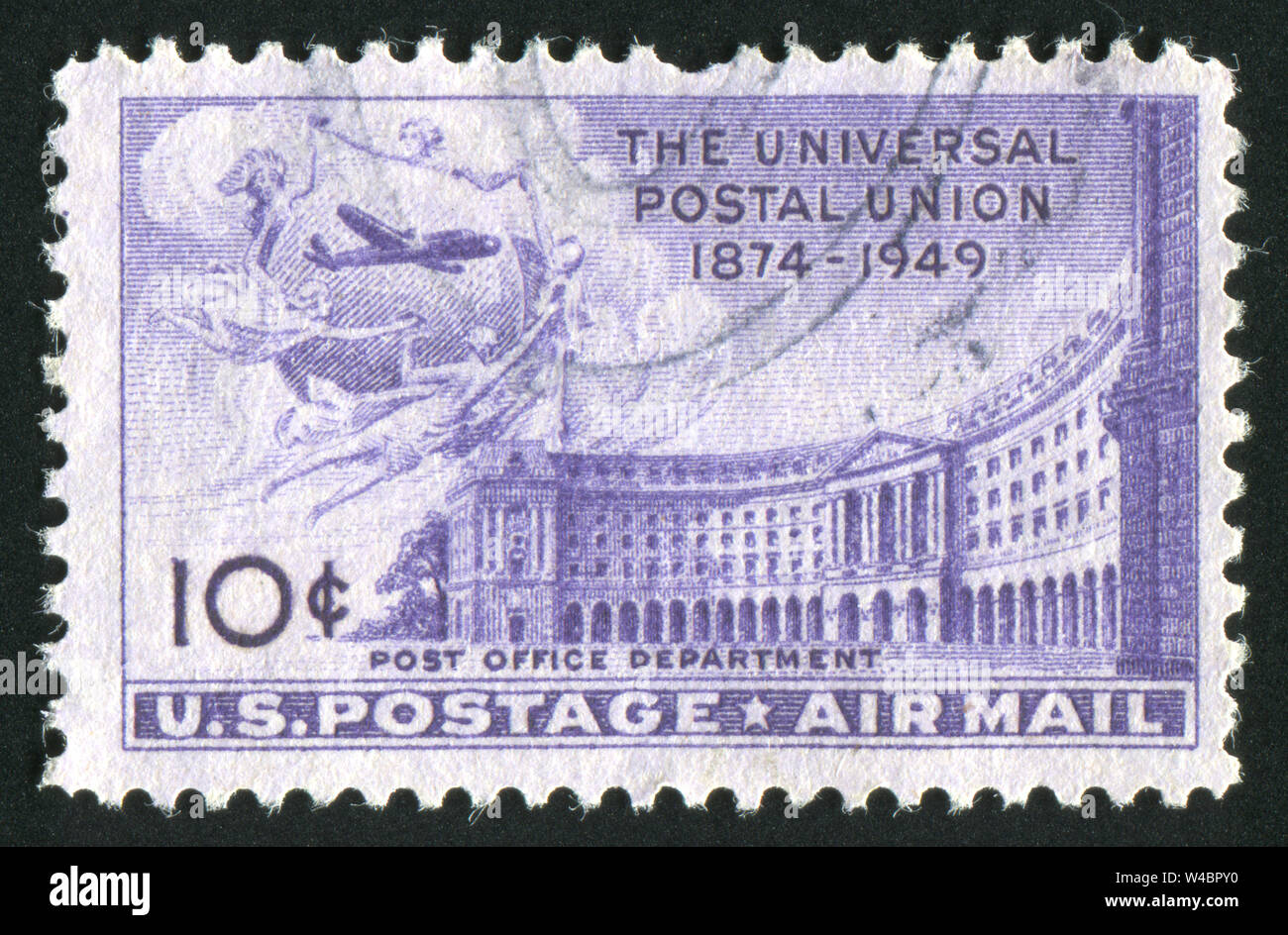 UNITED STATES - CIRCA 1949: stamp printed by United states, shows Post ...