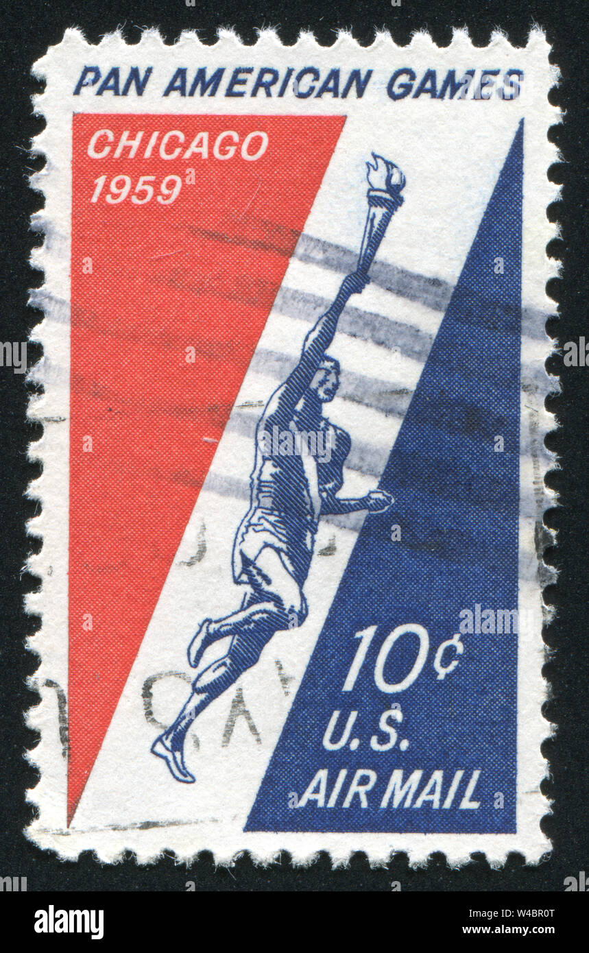 UNITED STATES - CIRCA 1959: stamp printed by United states, shows ...