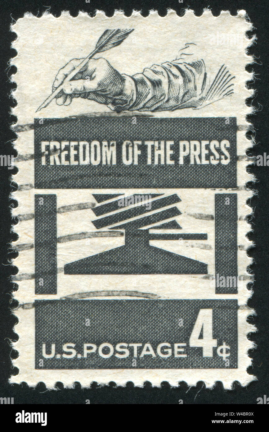 UNITED STATES - CIRCA 1958: stamp printed by United states, shows Early ...