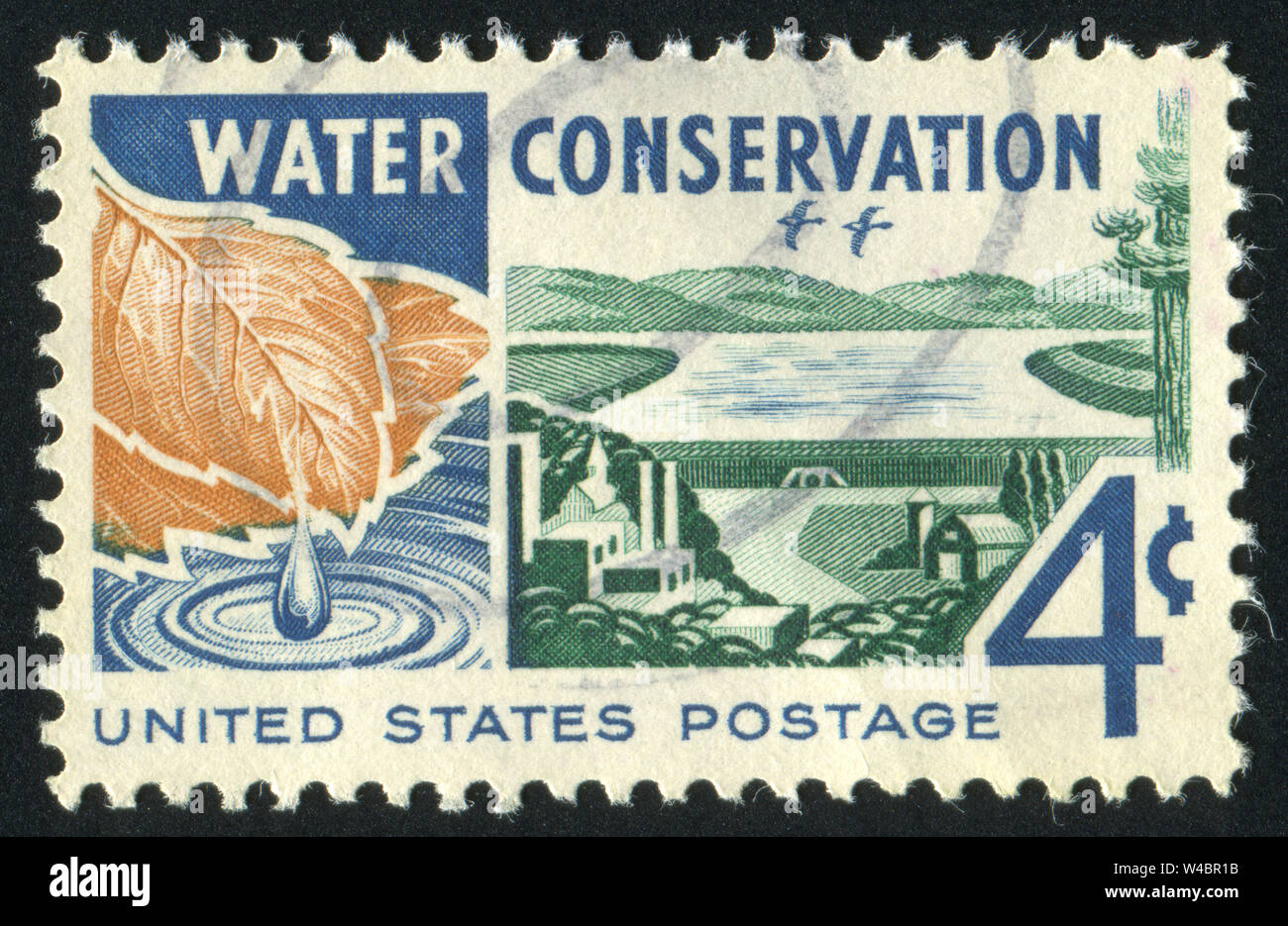 UNITED STATES - CIRCA 1960: stamp printed by United states, shows Water ...