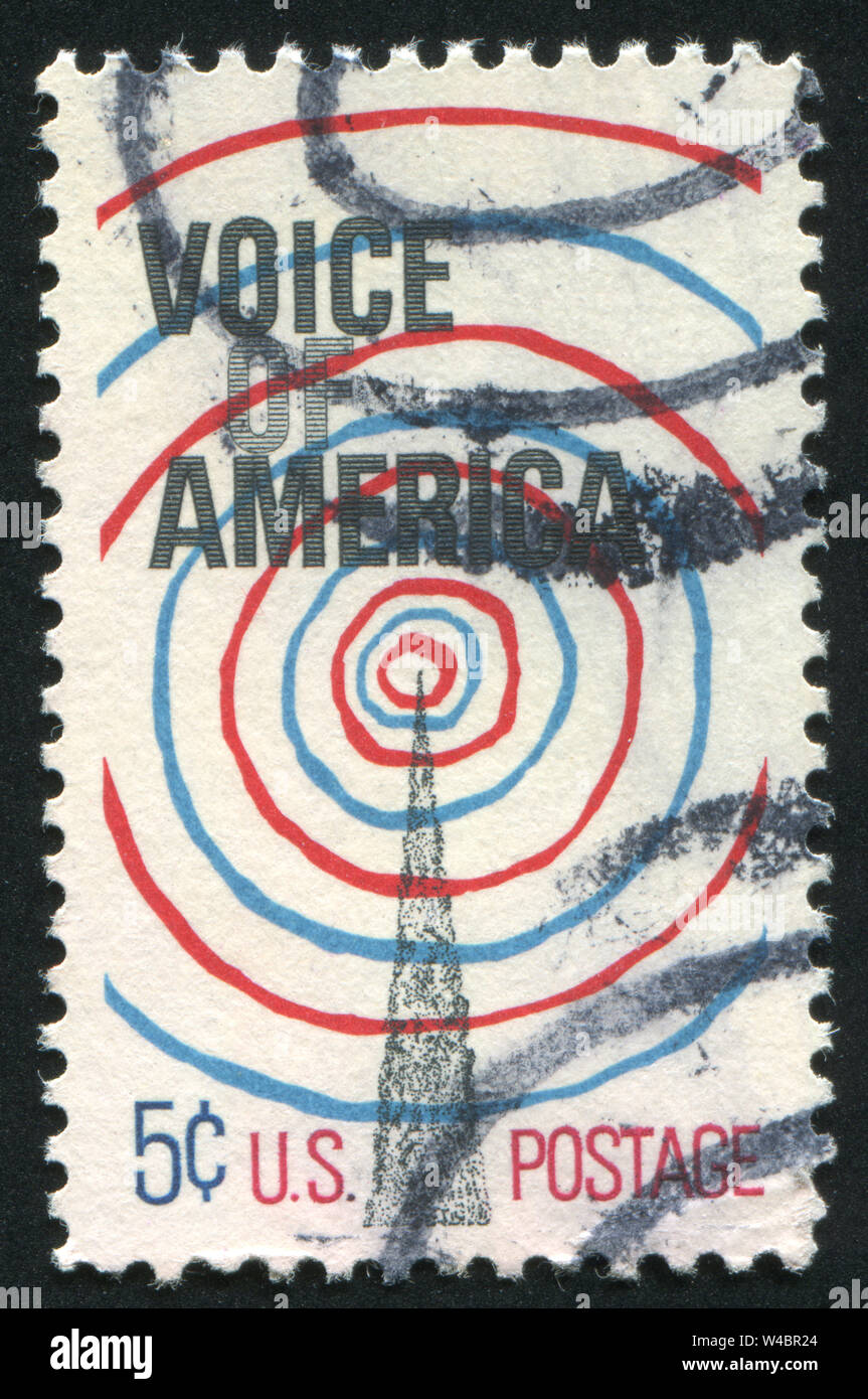 UNITED STATES - CIRCA 1967: stamp printed by United states, shows Radio ...