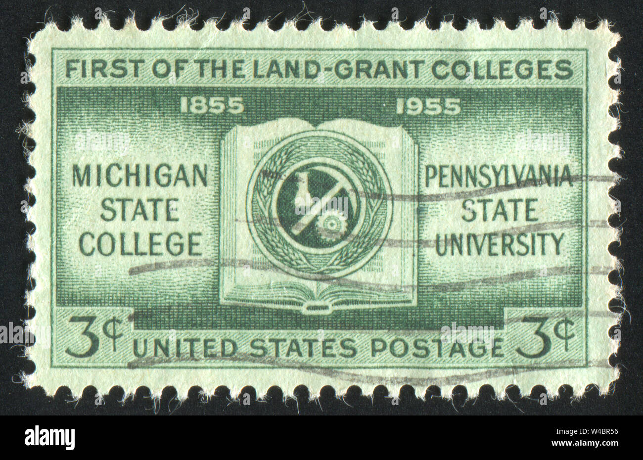 UNITED STATES - CIRCA 1955: stamp printed by United states, shows Open ...