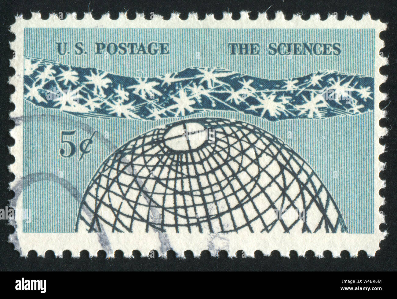 UNITED STATES - CIRCA 1963: stamp printed by United states, shows Globe ...