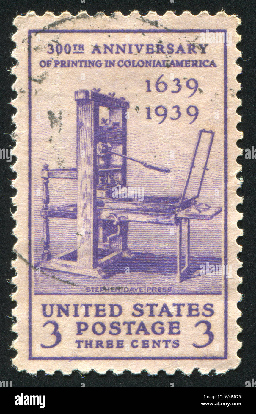 UNITED STATES - CIRCA 1939: stamp printed by United states, shows ...