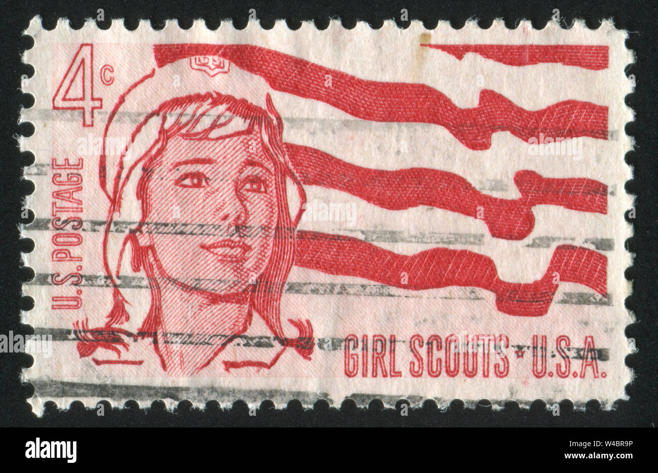 UNITED STATES - CIRCA 1962: stamp printed by United states, shows Girl ...