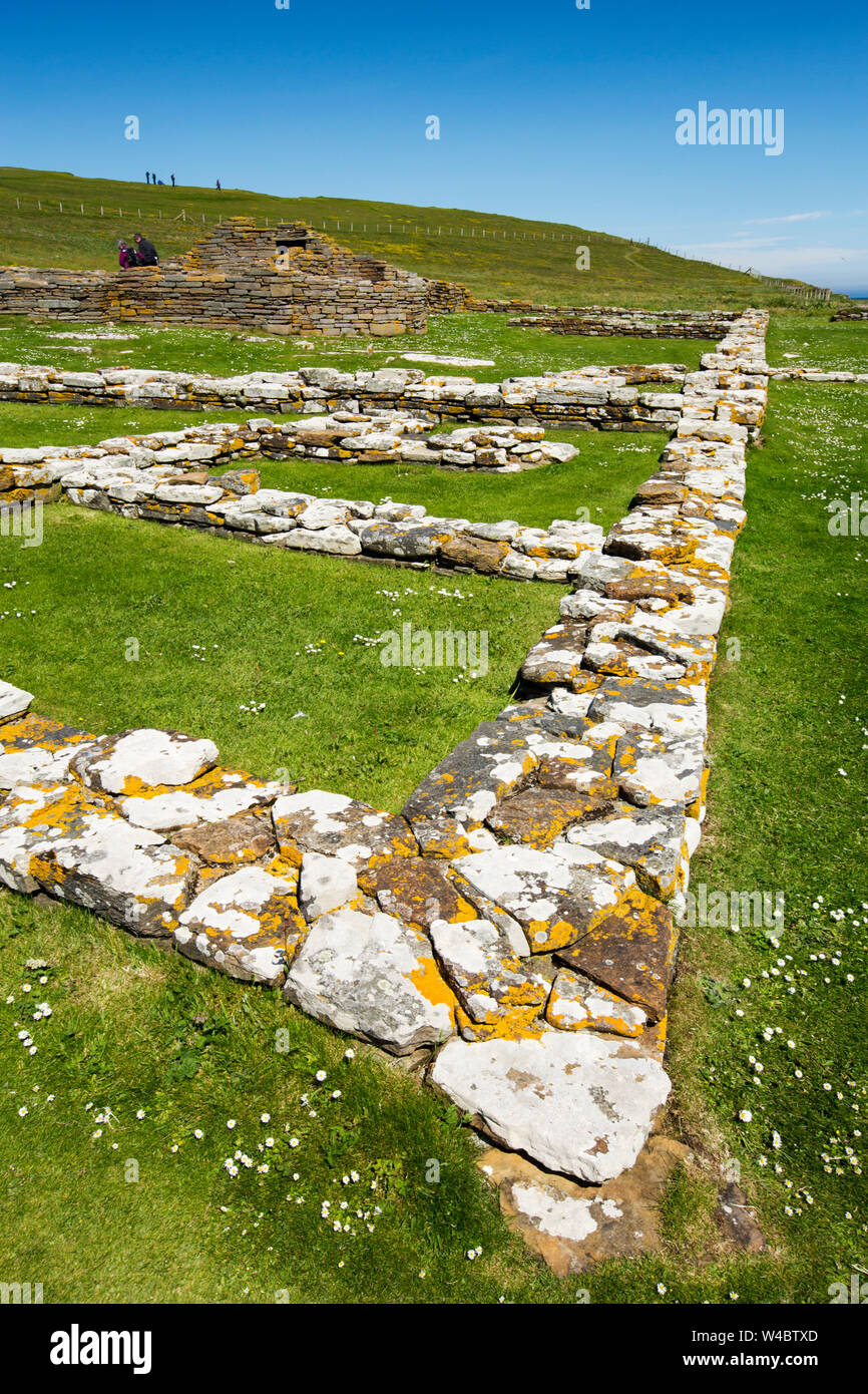 The Brough of Birsay an ancient Pictish and later Norse settlement on a ...