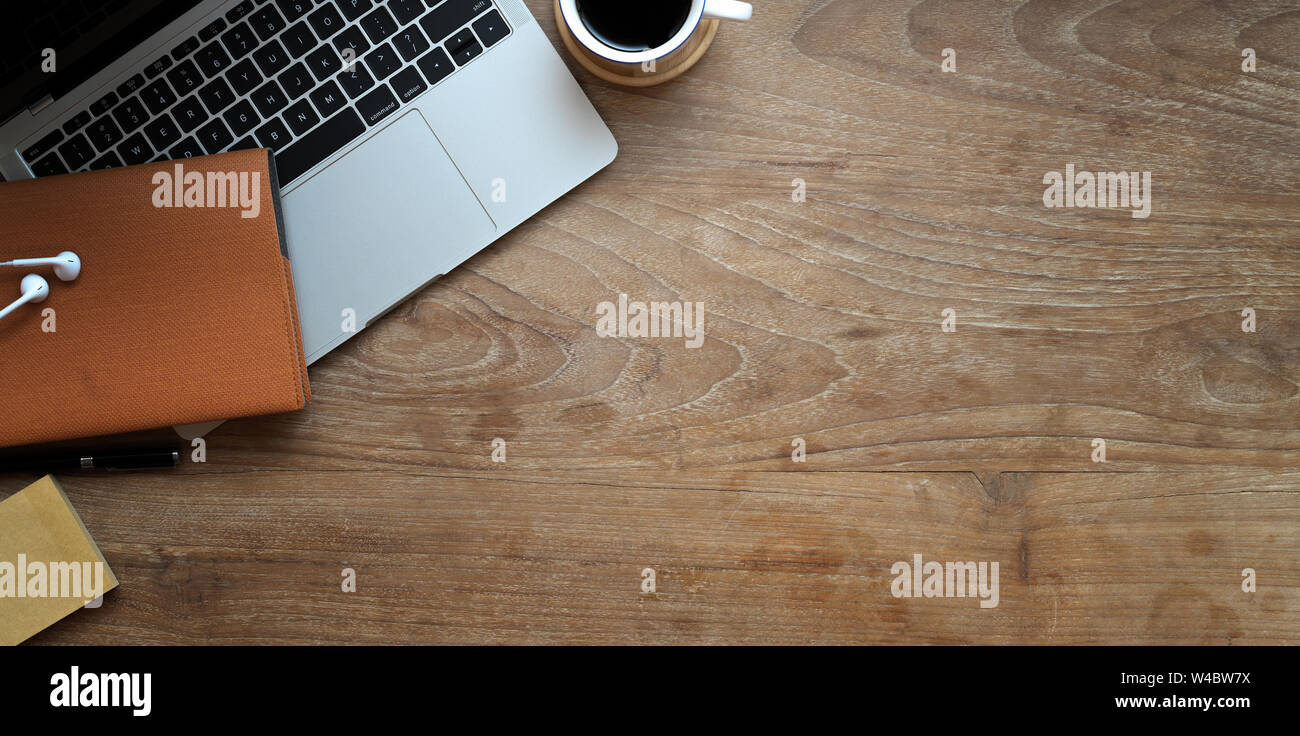 Overhead shot modern laptop hi-res stock photography and images - Alamy