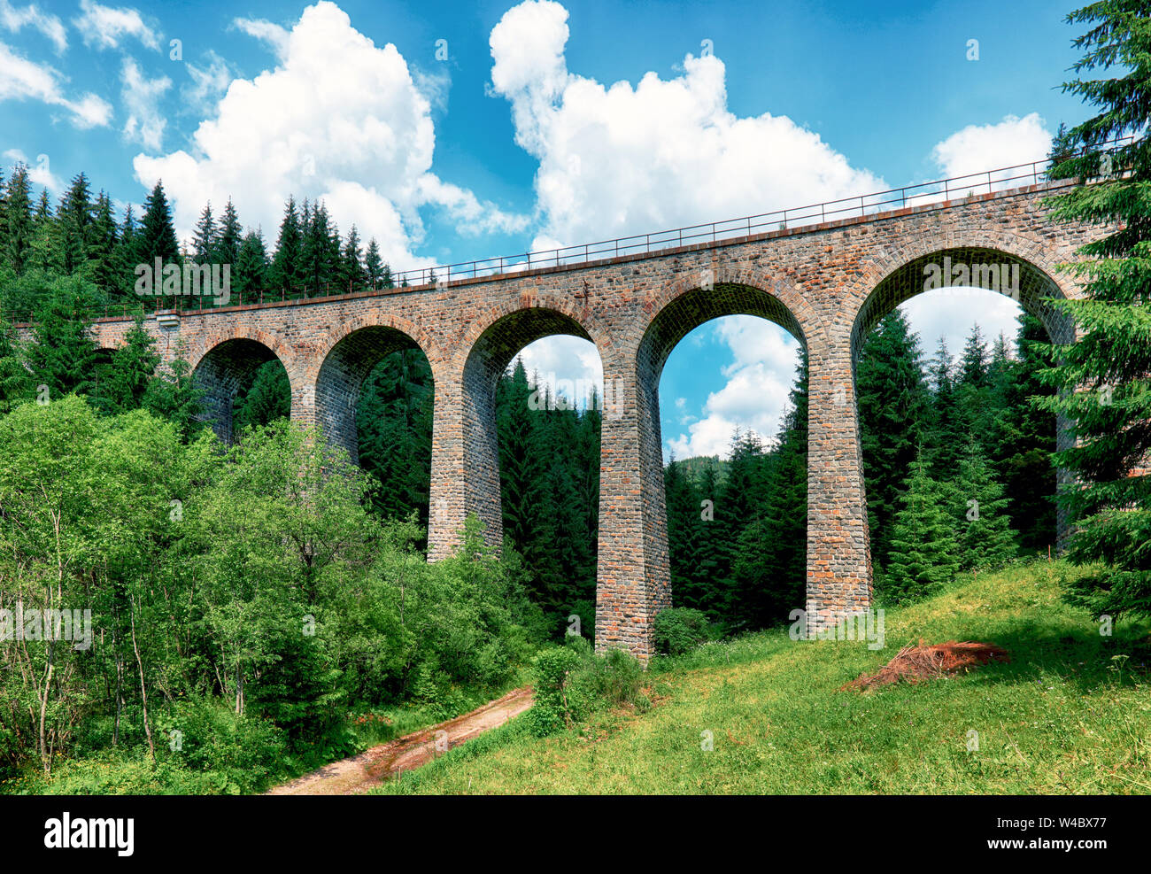 Old Railway bridge near Telgart, Slovakia Stock Photo - Alamy