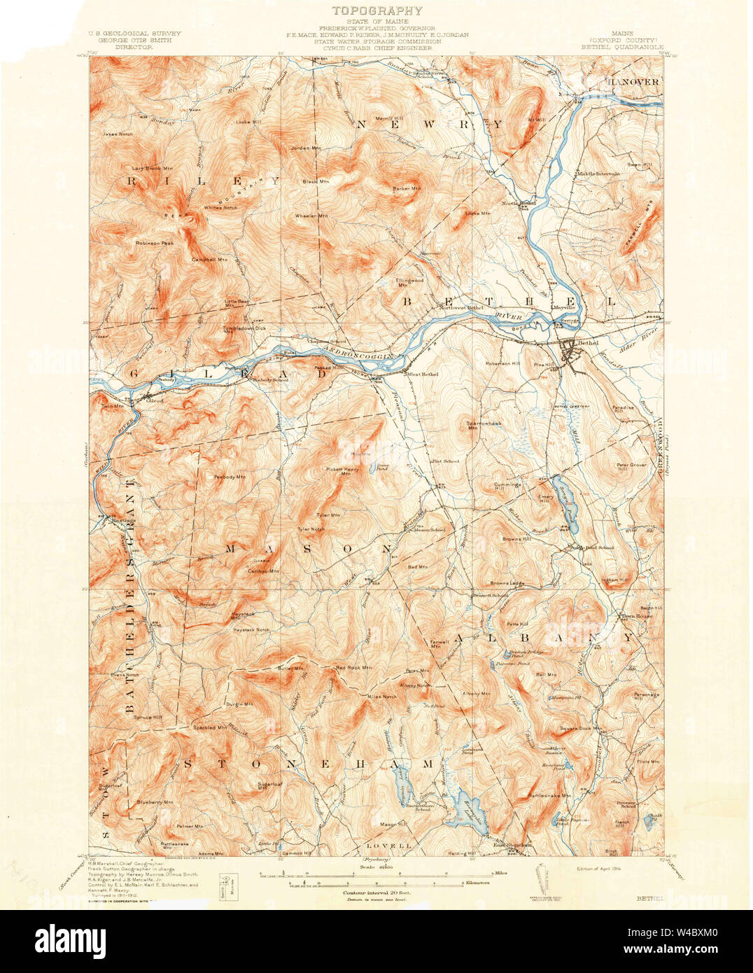 Map Of Bethel High Resolution Stock Photography and Images - Alamy