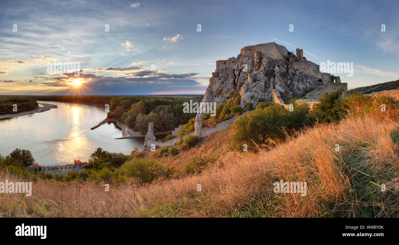 Tower of devin castle hi-res stock photography and images - Alamy