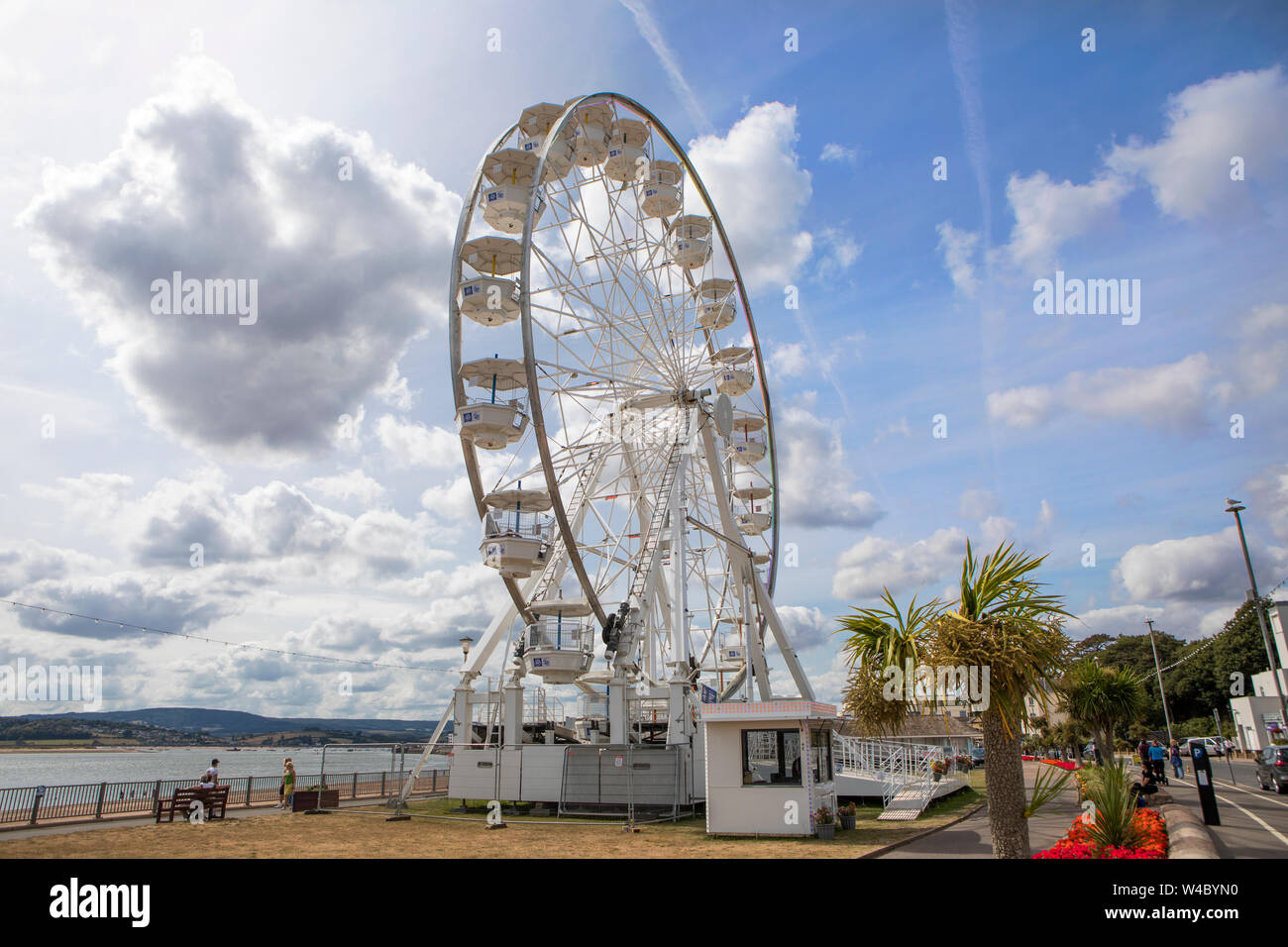 A Ferris Wheel in Exmouth, Devon Stock Photo - Alamy