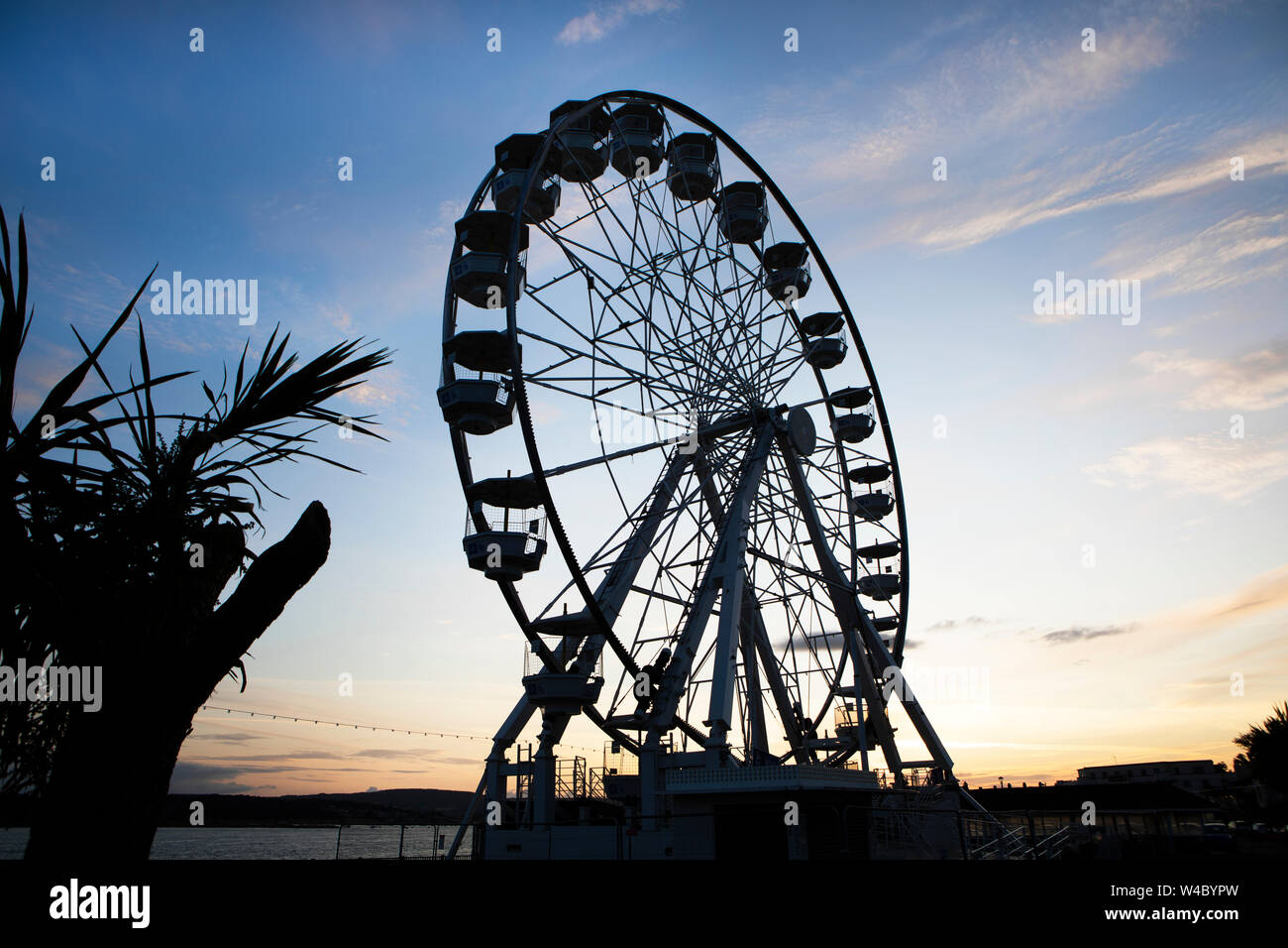 A Ferris Wheel in Exmouth, Devon Stock Photo - Alamy
