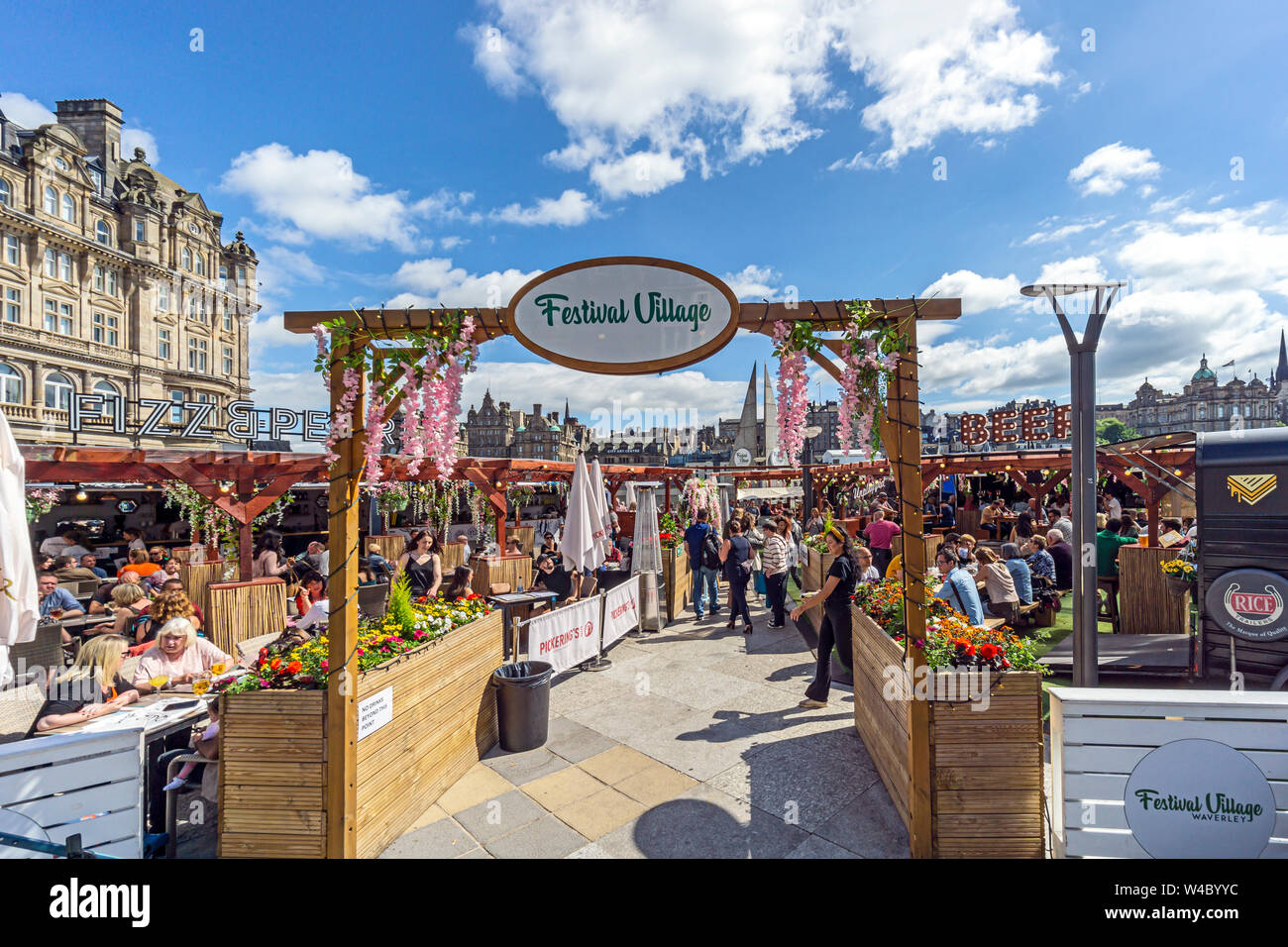 Festival Village entrance on top of Waverley Mall at Princes Street in ...