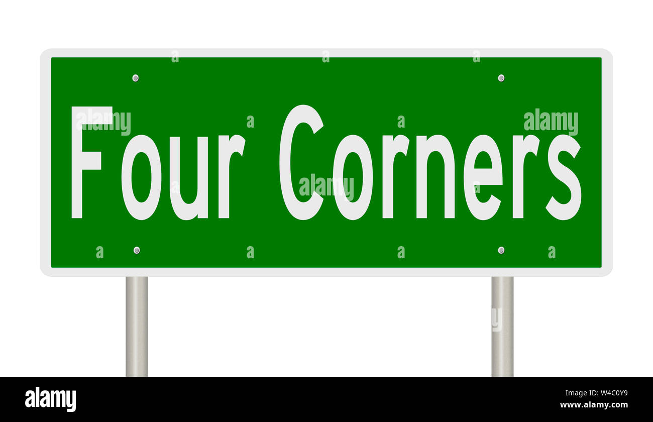 Four corners monument new mexico Cut Out Stock Images & Pictures - Alamy