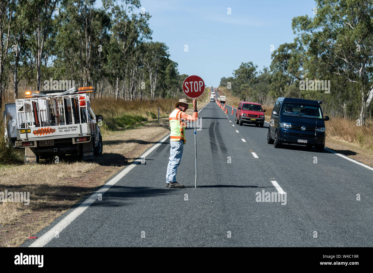 Road repair australia hi-res stock photography and images - Alamy