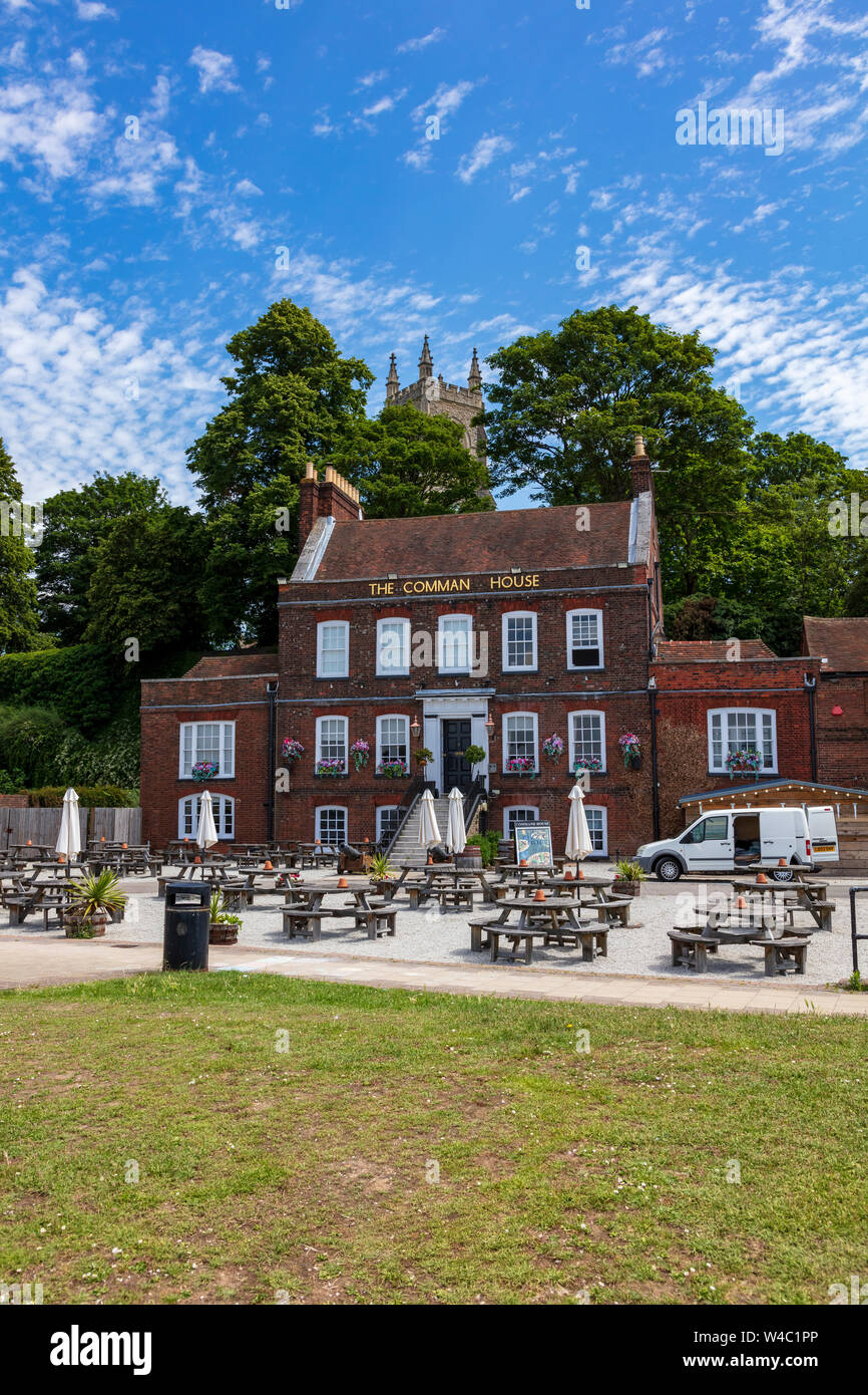The Command House pub on the River Front at Chatham, originally the ...