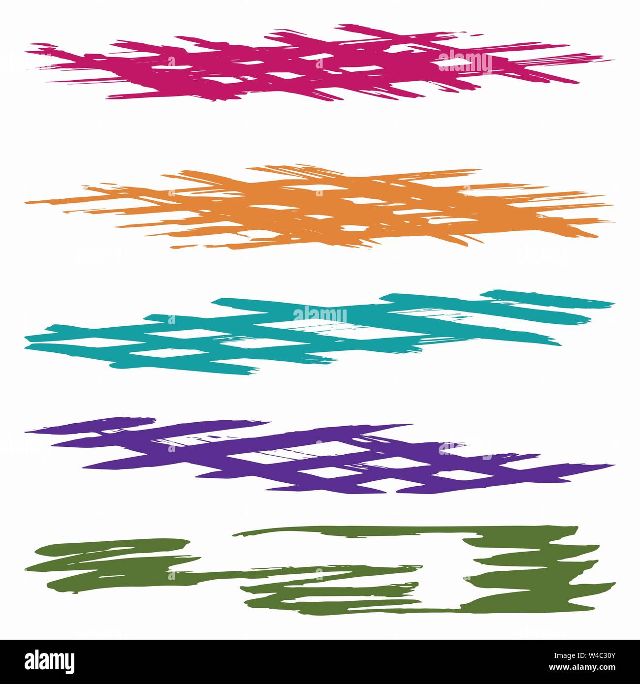 Brush strokes theme design hi-res stock photography and images - Alamy